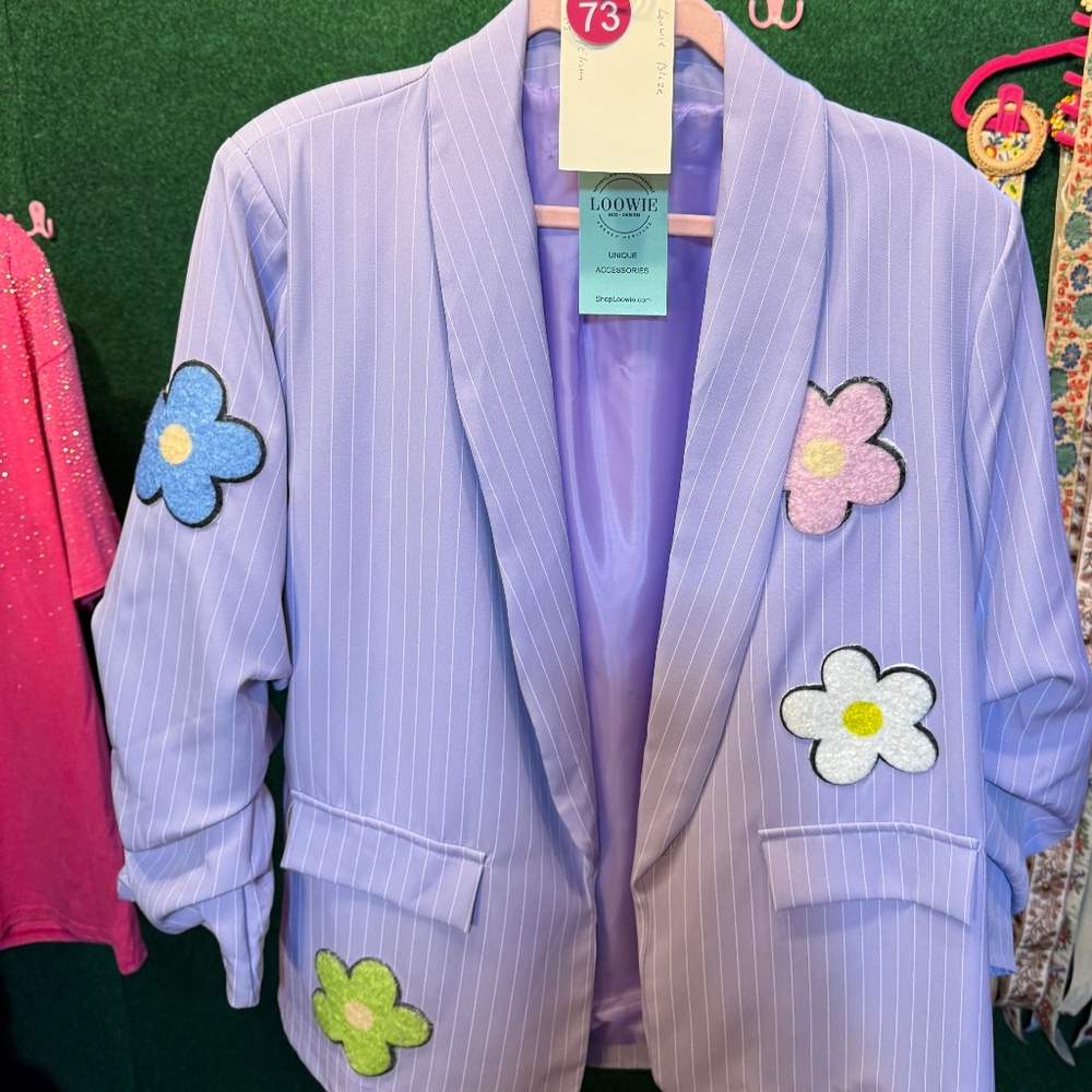Jackets & Coats | 73 Nwt Boutique Flower Appliqu Jacket | Poshmark